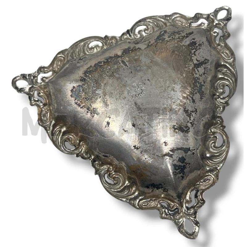 PIATTINO TRIANGOLO ARG 100 8CM | Mercatino dell'Usato Rivoli